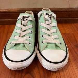 Converse | Shoes | Converse All Star Mint Green Chuck Taylor Low Top ...